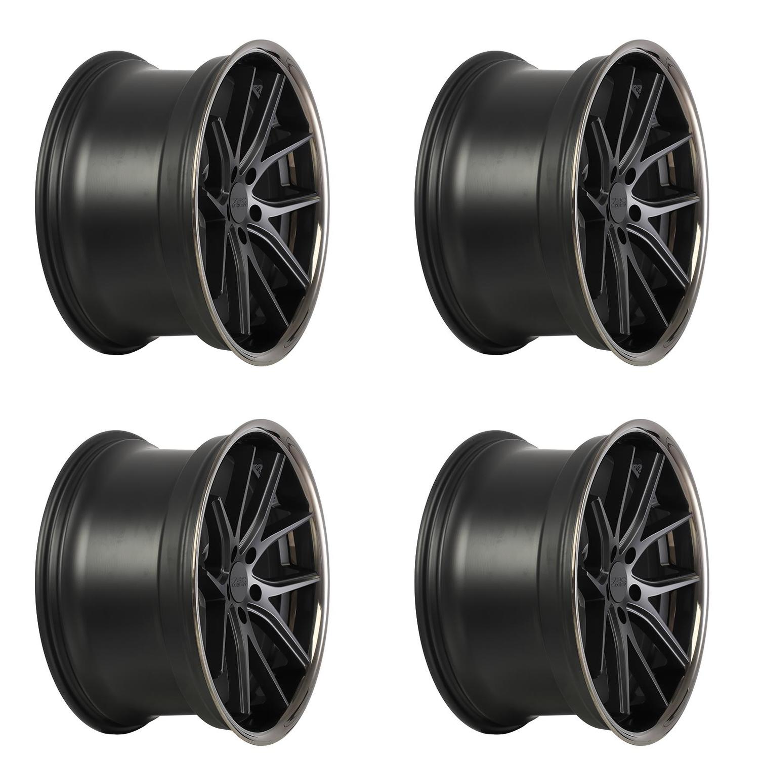 Set of 4 19in Black Alloy Wheel Rims for Kia Soul EV, LX982LO 5x114.3 ...
