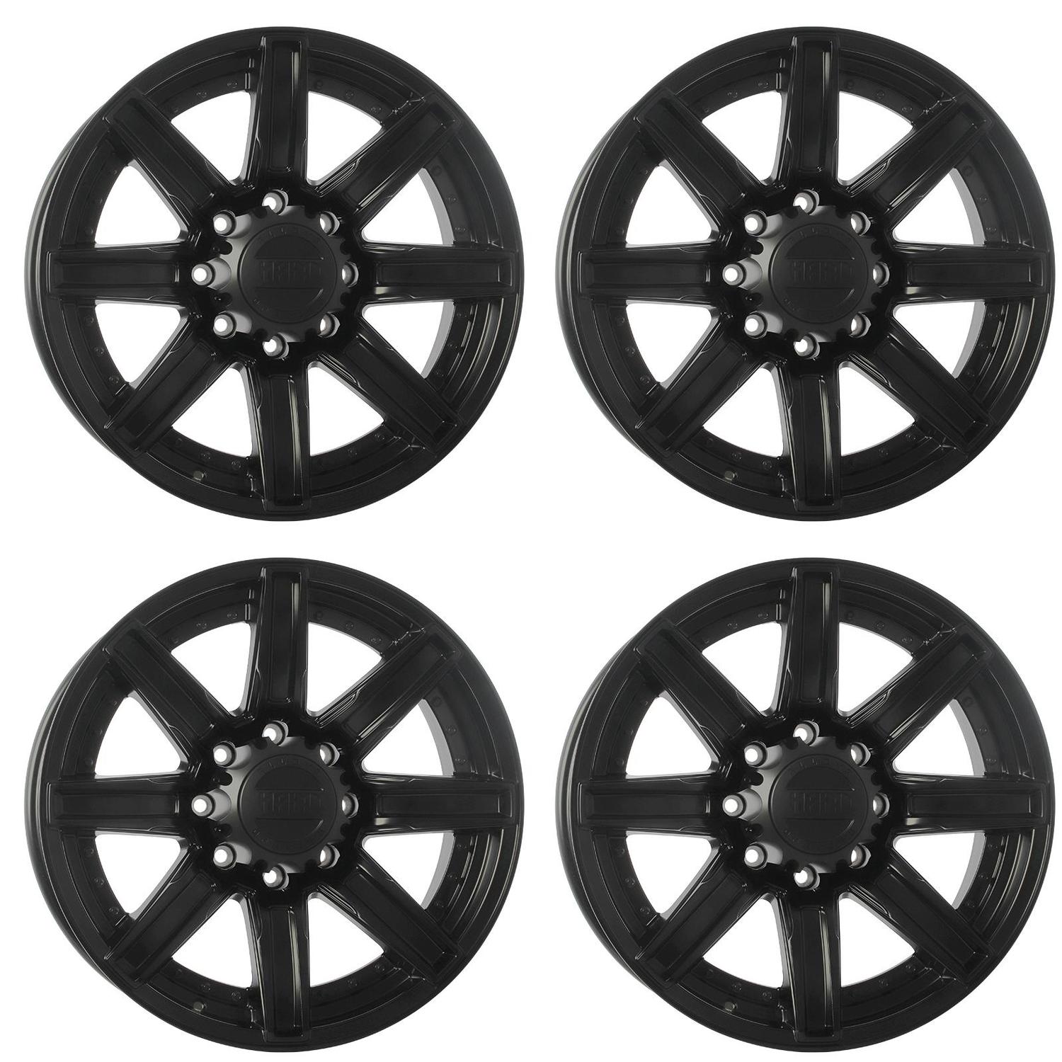 Set of 4 18in Black Alloy Wheel Rims for GMC Sierra 2500 HD, RH11N7A ...